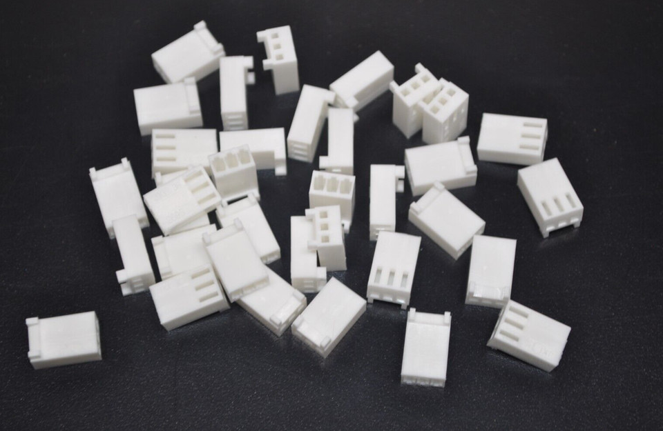 Lot of 35 22-01-3037 Molex 3-Pos Rectangular Connectors Housings ...