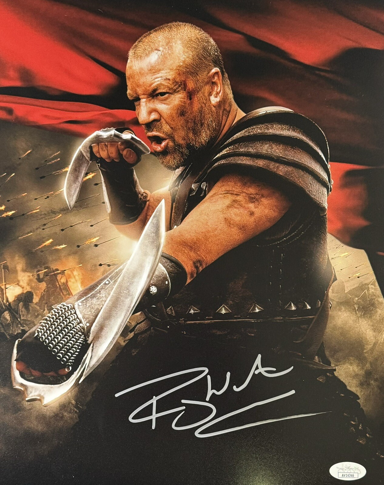 RAY WINSTONE SIGNED BORS 11X14 PHOTO KING ARTHUR JSA COA | eBay