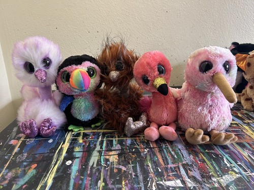 Ty Beanie Boos Birds Lot Beaks, Gilda, Kiwi, Kenya, Orson | eBay