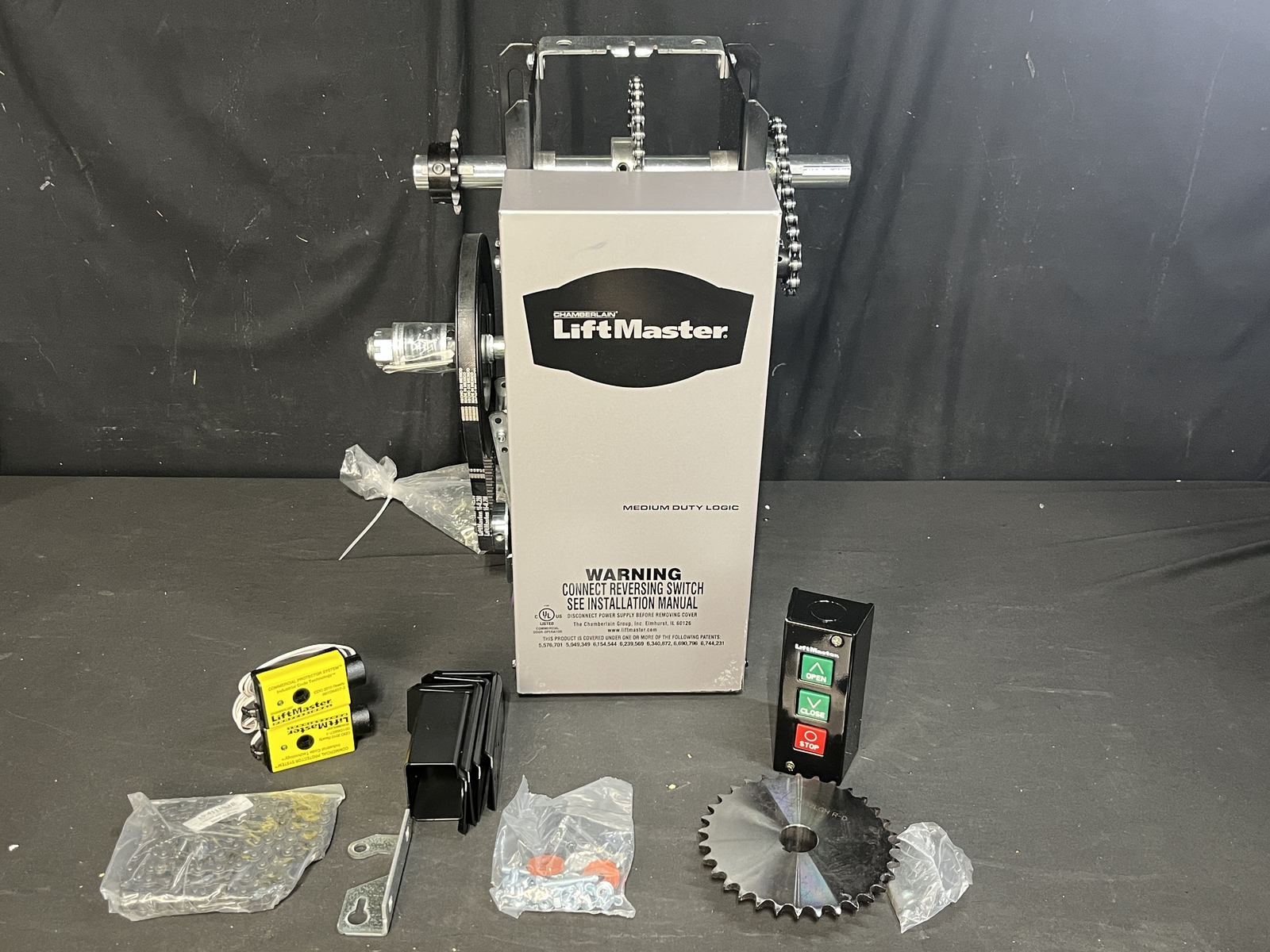 Liftmaster MJ5011U Commercial Rolling Steel Medium-Duty Jackshaft ...