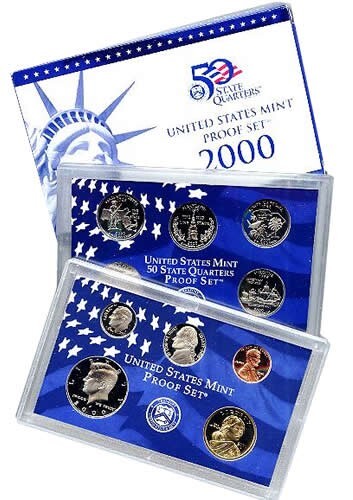 Proof Type Set ALL 14 Coins P S W 3 Sets Mint Boxes/COA BIG ESTATE ...