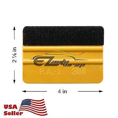 3M Gold Plastic Felt Edge Squeegee Car Vinyl Wrap Application Tool ...