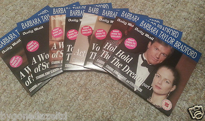 BARBARA TAYLOR BRADFORD Collection Set of 8 Daily Mail Promo DVDs FREE ...