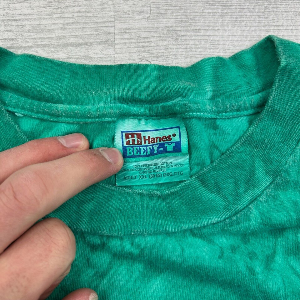 Vintage Arizona Shirt Adult 2XL Green Tie Dye Native American Art Folk ...