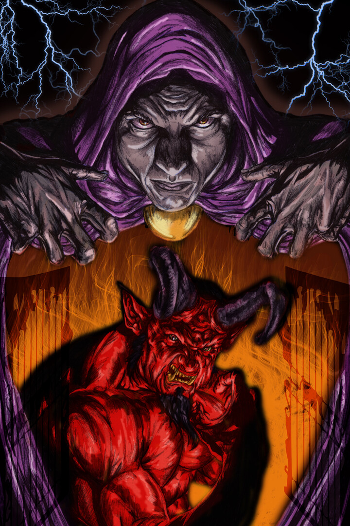 Gates Of Hell Demon Satan Devil Suffer Dante Art Wall Room Poster ...