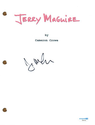 Jay Mohr “Jerry Maguire” Signed Autograph Full Movie Script Screenplay ...