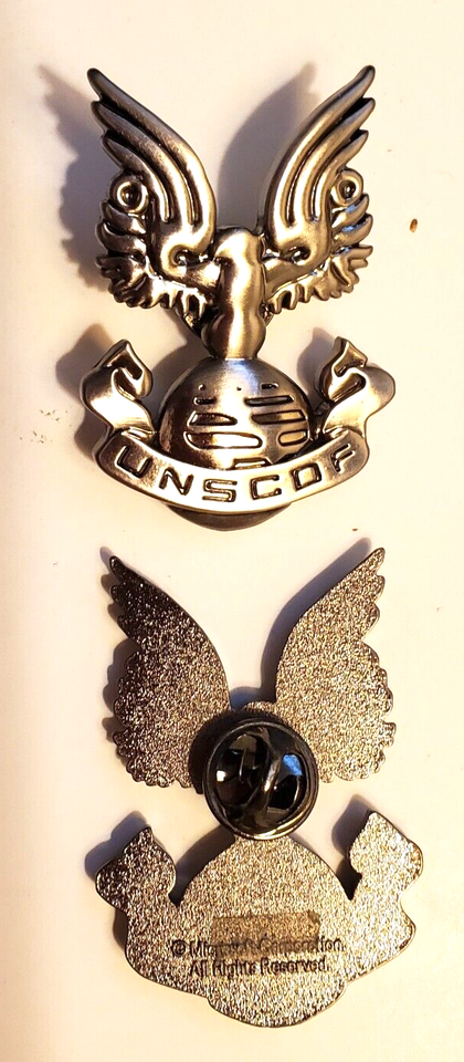 Halo UNSCDF Silver Uniform Cosplay Licensed Badge/Pin from 2007- Out of ...