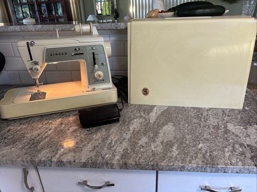 Vintage Singer Touch & Sew Model 648 Sewing Machine Zig-Zag W/ Case ...