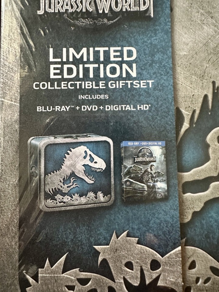 Jurassic Park Limited Edition Lunchbox Gift Set - Blu Ray/DVD | eBay