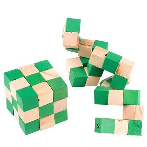 2" Wooden Magic Cube Puzzle Magician Trick Magic Tricks Perform Wood ...