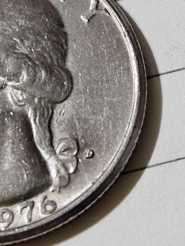 1776-1976 Bicentennial Quarter Filled Mint Mark And Drummer Boy Finger ...