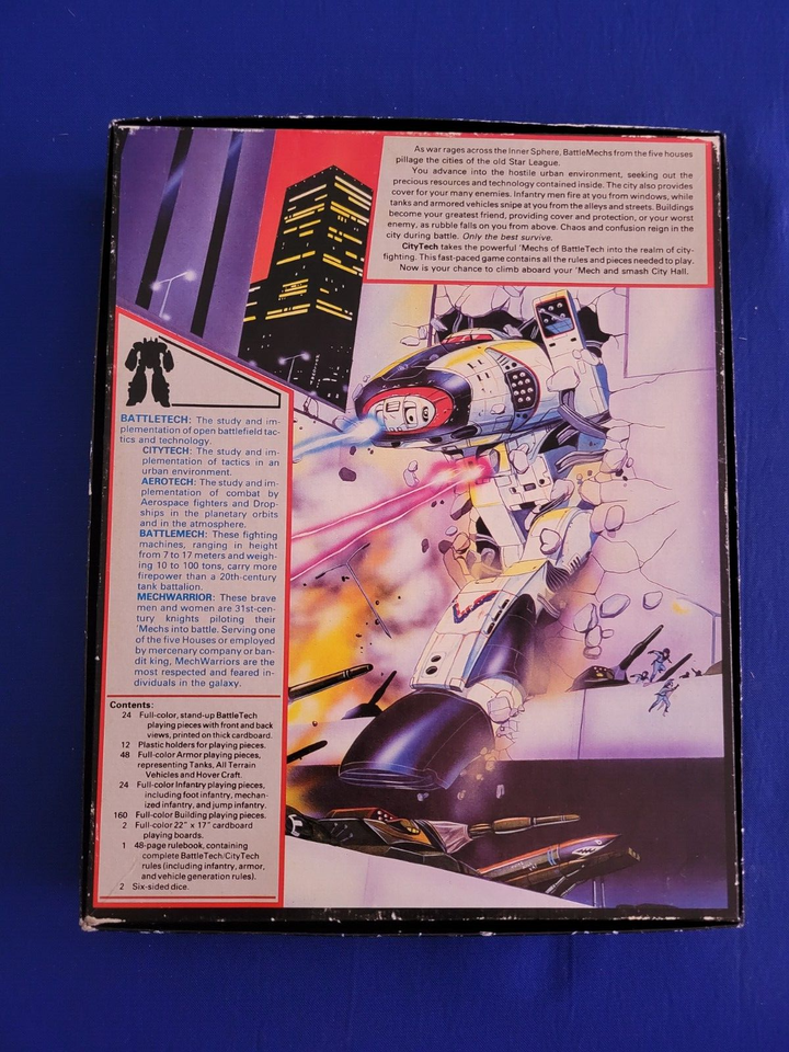 Citytech Box Set - Battletech 1608 (Complete) | eBay
