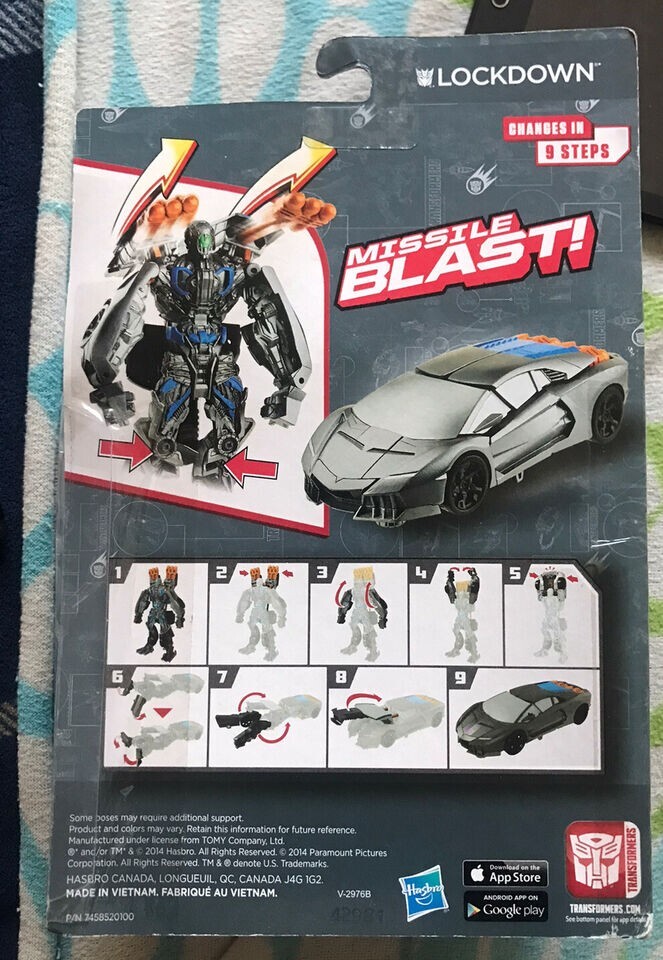 Transformers AOE Age Of Extinction Missile Blast Lockdown Deluxe Mosc ...