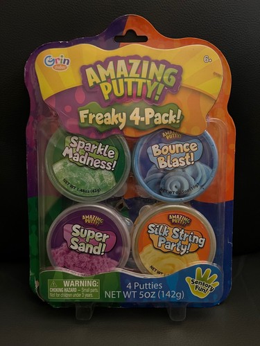 Grin Studios Amazing Putty Freaky 4-pack Sensory Fun New | eBay