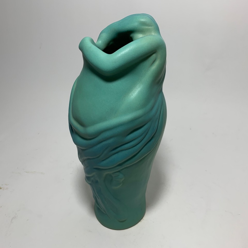Vintage Beautiful Van Briggle Pottery Lorelei Vase - Classic VB Ming ...