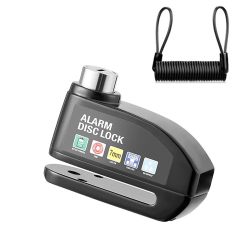 Bicycle Alarm Disc Brake Electric Lock Bike Anti-Theft with Reminder ...