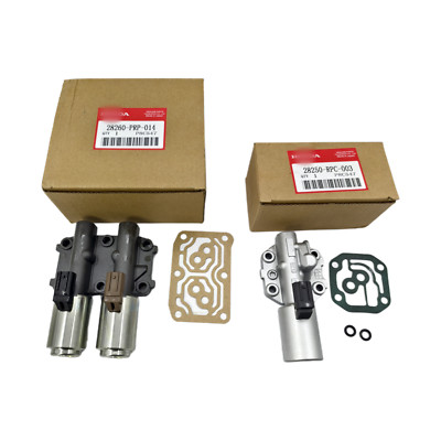 OEM Transmission Solenoid Pair Honda Accord Acura 28260-PRP-014 + 28250 ...