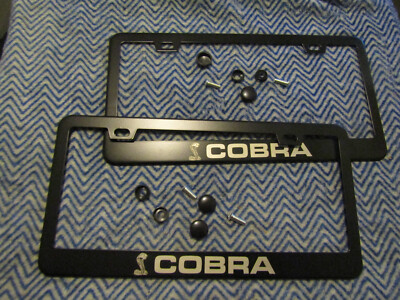 COBRA TORINO FAIRLANE MUSTANG SHELBY GT350 GT500 SNAKE LICENSE PLATE ...
