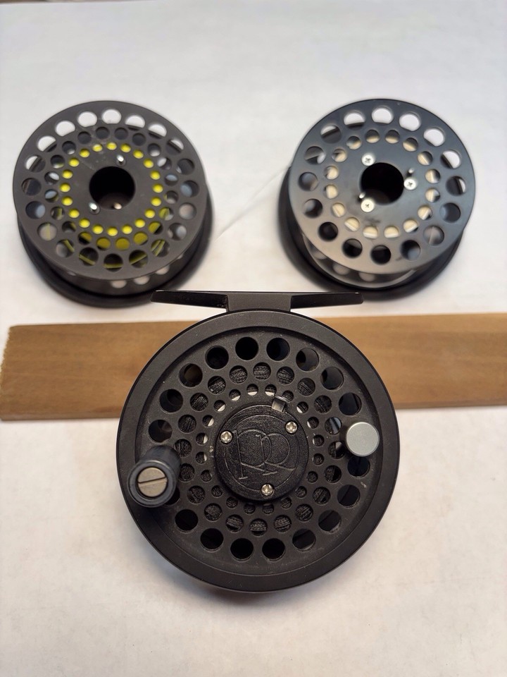 Ross Gunnison G-1 Matte Black Fly Reel With 2 Extra Spools | eBay
