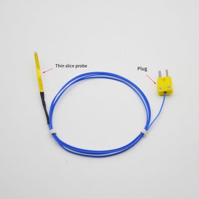 Flat Temperature Sensor High Temperature Probe 400°C Temperature Range ...