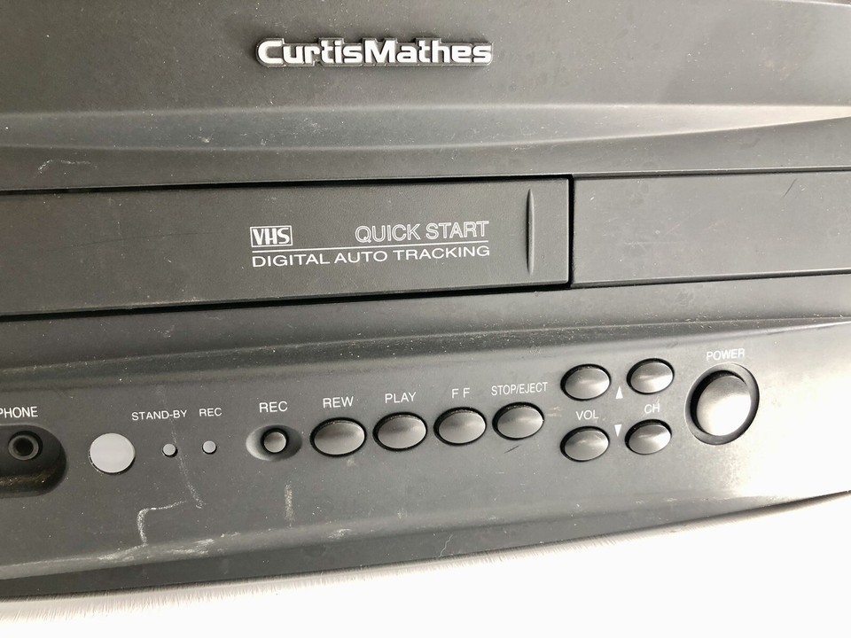 Curtis Mathes Tronics 14" Color TV VCR Combo CMC13101 With Remote TV ...