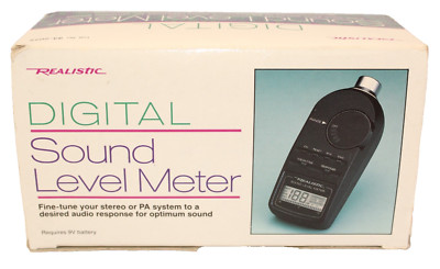 RARE NIB Realistic Radio Shack 33-2050 Digital Sound Level Meter New | eBay