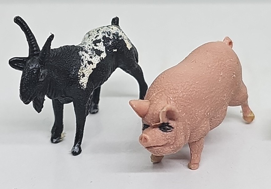 Zoo Farm Animal Figures Lot Of 15 Vintage Hong Kong Cats Zebra Giraffe ...