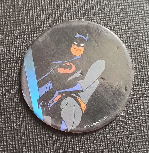 Pog BATMAN 20 DC COMICS 1995 Pogs Kini Kinis Slammers Caps Tazos Retro ...
