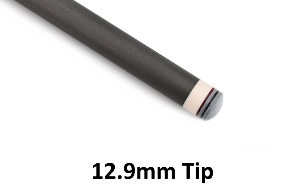 RAVEN Carbon Fiber Pool Cue - Shaft Only (12.9mm, 29") Radial - Tiger ...