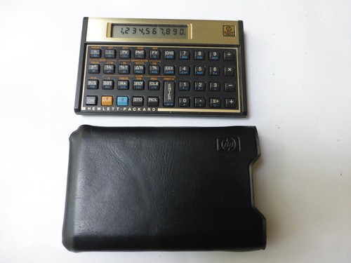 Hewlett Packard Financial Calculator HP 12C with Original Case - Works ...