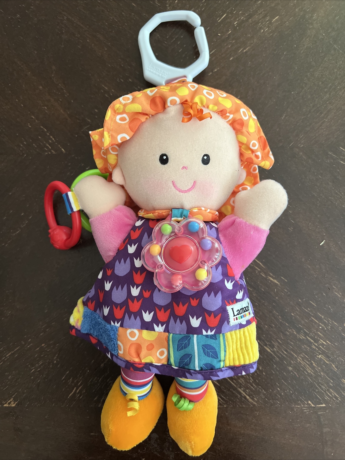 Lamaze Play & Grow My Friend Emily Plush Baby First Doll Rattle Link ...