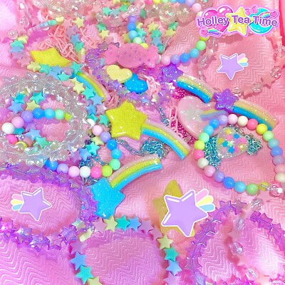 Kawaii Cutecore Lucky Pack Mystery (Necklace, Bracelet, Keychain, Hair ...