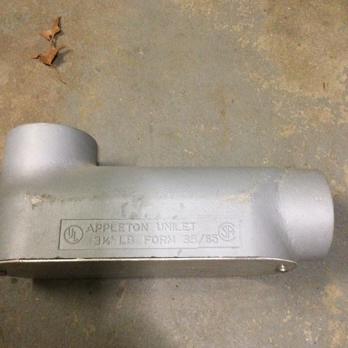APPLETON UNILET 3-1/2" LB FORM 35/85 With Cover | eBay