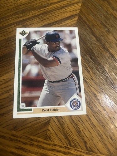 1991 Upper Deck - #244 Cecil Fielder Detroit Tigers baseball card | eBay