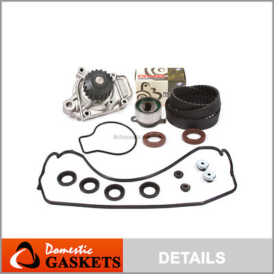 Timing Belt Water Pump Valve Cover Kit Fit 88-91 Honda Civic CRX Si ...