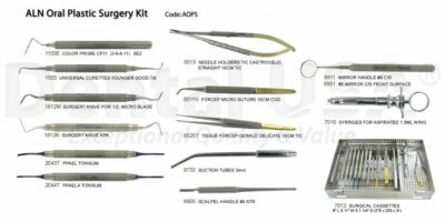 DENTAL USA ALN Oral Plastic Surgery Kit Apex Implant Model# AOPS FDA ...