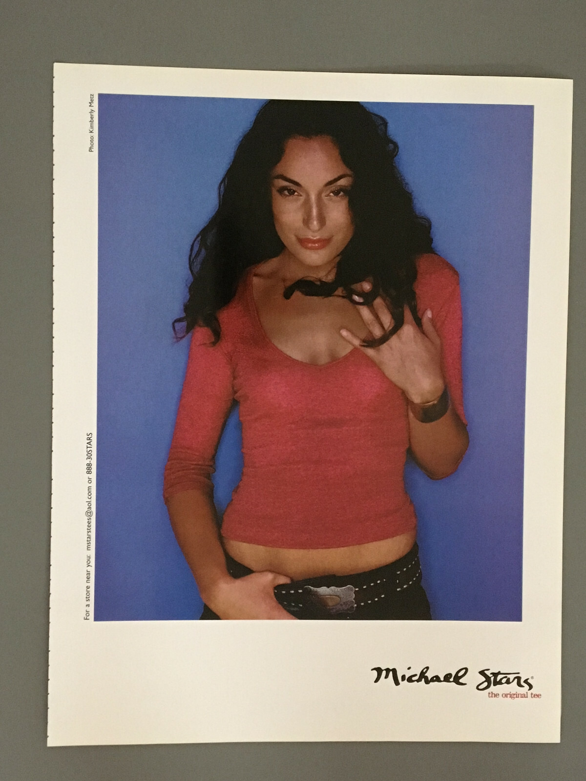 Michael Stars 2000 Vintage Magazine Print ad Fashion Po30 | eBay