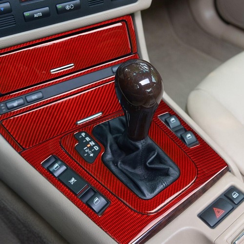 Carbon Fiber Center Control Air Vent Gear Shift Trim For BMW 3 Serie ...