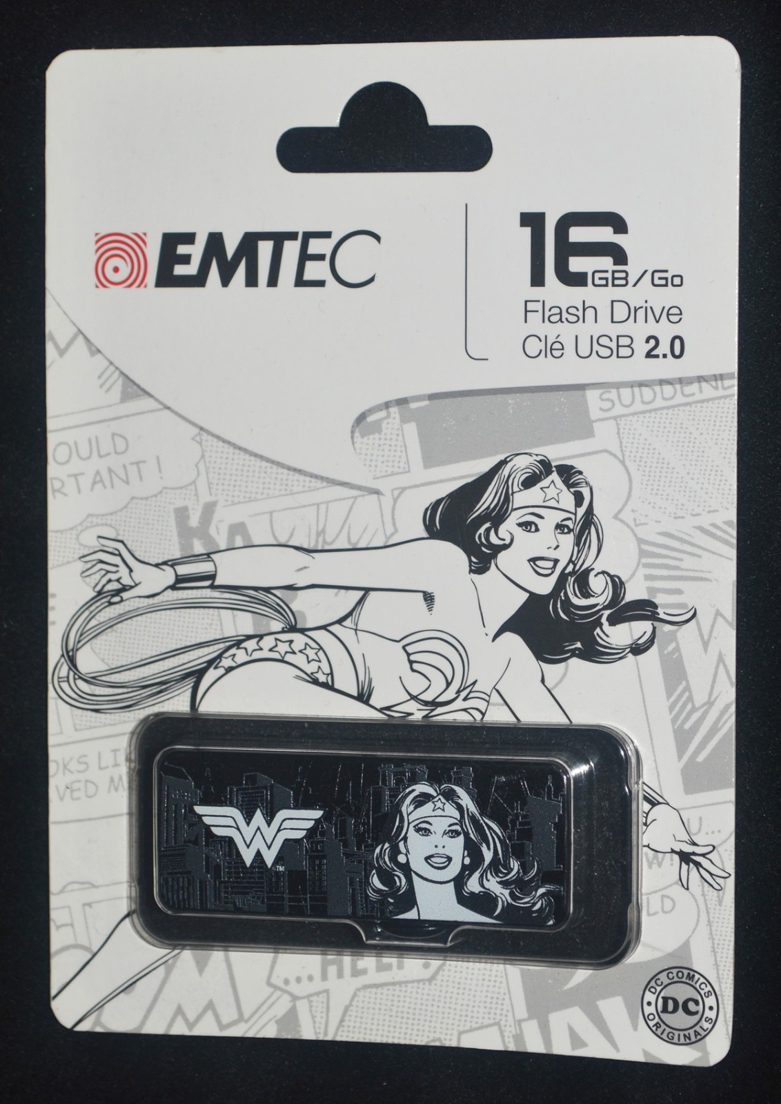 BATMAN, SUPERMAN & WONDER WOMAN 16 GB USB 2.0 Flash Drives EMTEC DC ...
