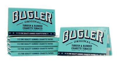 Bugler Original Turkish and Blended Cigarette Tobacco 115 Papers (6 ...