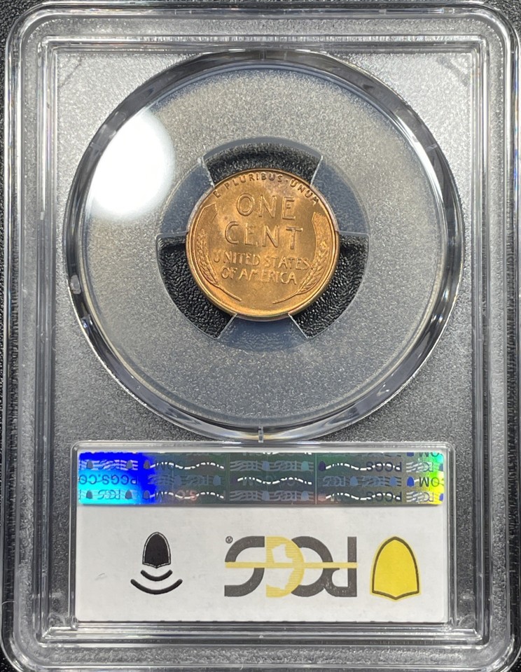 1934 D Lincoln Wheat Cent 1c PCGS MS65RD Denver Beautiful Red Cent E307 ...