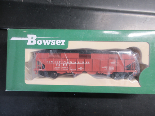BOWSER ho PRR LINES w/CLAMSHELL DOORS H22 4-BAY HOPPER CAR #41222 | eBay