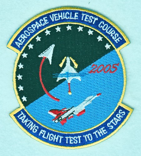 USAF Air Force Patch: Aerospace Vehicle Test Course 2005 - 3 1/2" | eBay