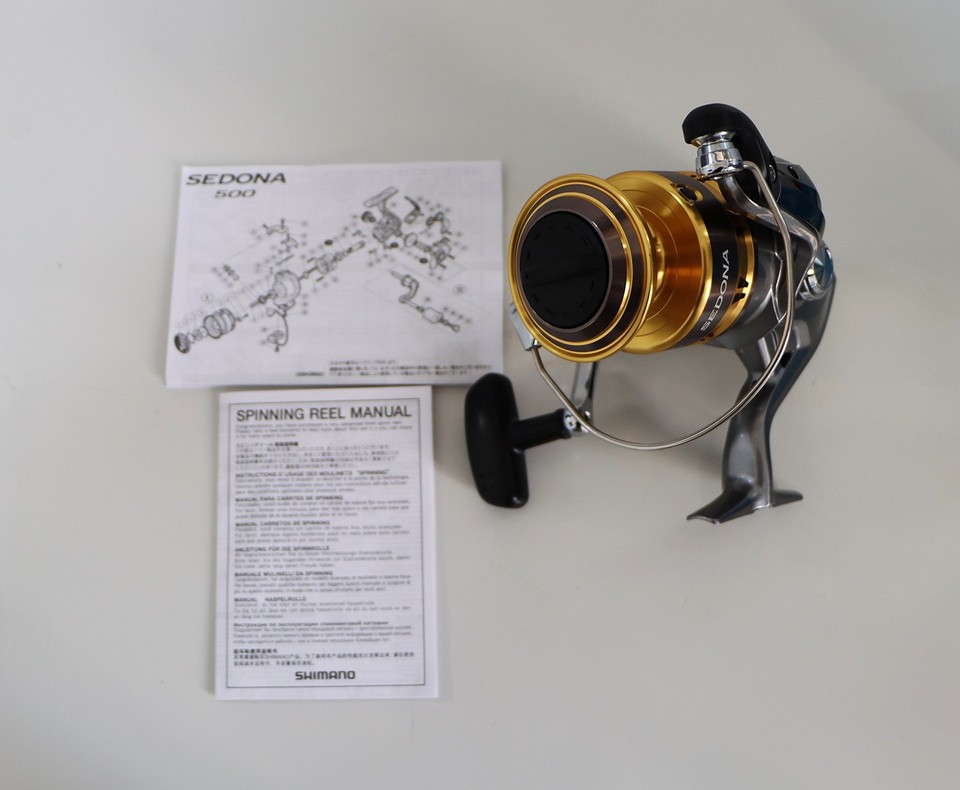 Shimano Sedona 8000 17 Model Spinning Fishing Reel SE8000, Gear Ratio 4 ...