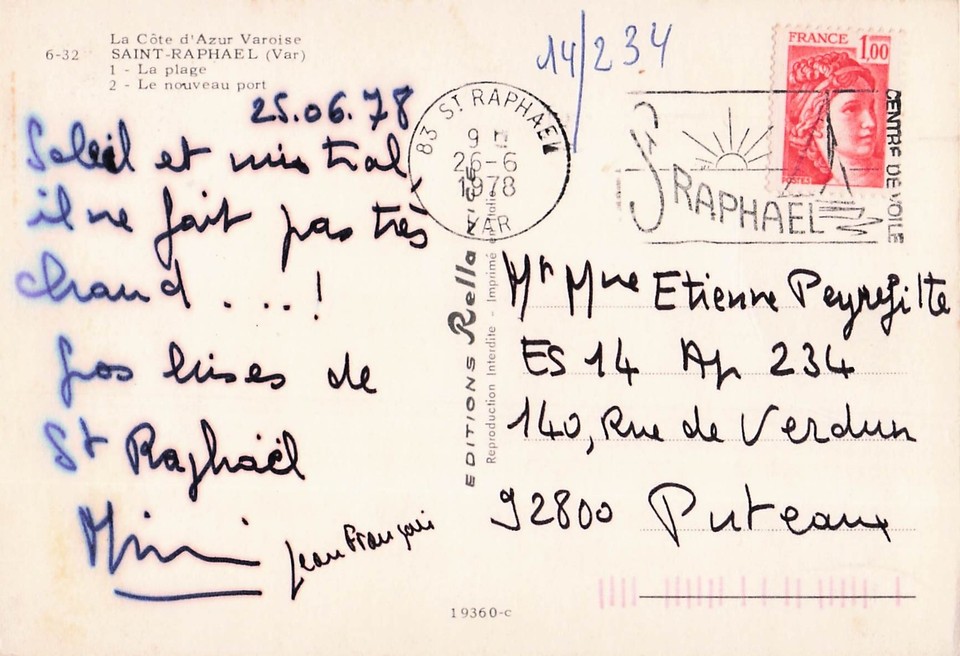 83 SAINT RAPHAEL PLAGE ET PORT | eBay