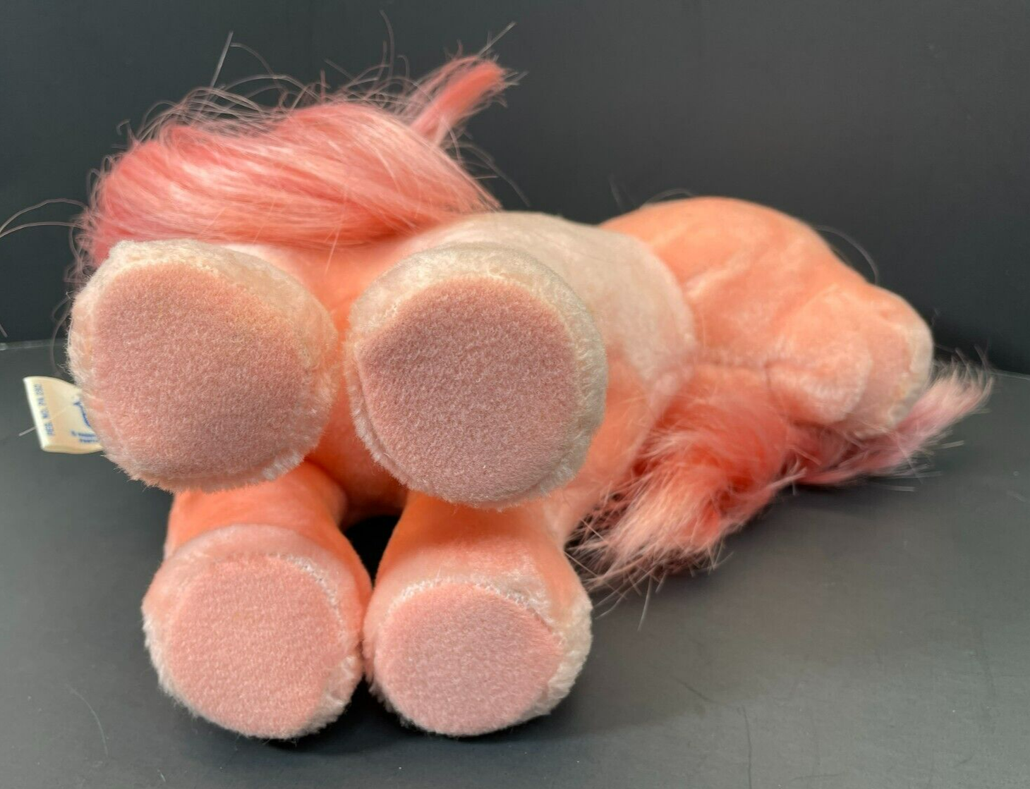 Vintage Hasbro Softies My Little Pony Pink Cotton Candy Stuffed Animal ...