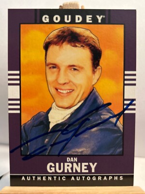 Upper Deck Goodwin Champions RARE Dan Gurney autograph card Rare find ...