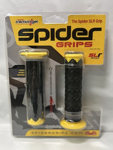 SPIDER GRIPS SLR ROAD YELLOW BLACK 7/8" | eBay