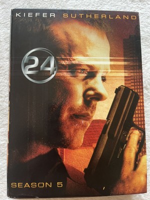 24 Season 5 DVD Box Set Slim Cases Kiefer Sutherland CIB Excellent ...