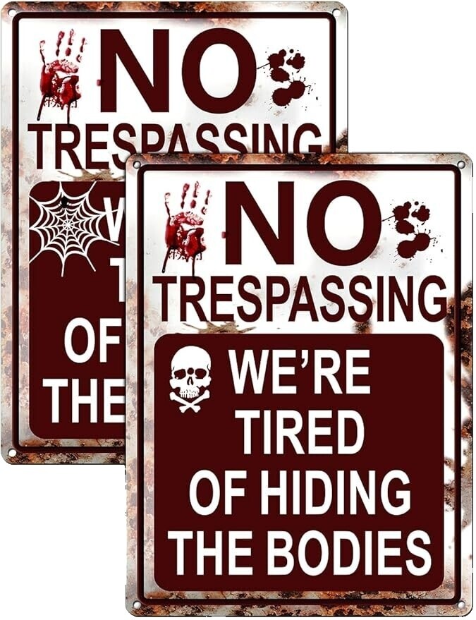 Vintage Warning Signs | eBay